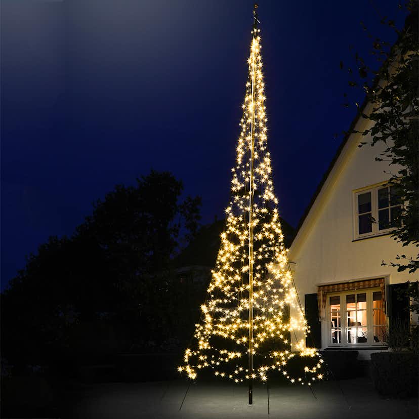 Flaggstångsbelysning Formenta Fairybell LED 6 m Varmvit, 900 LED- 149020 Flaggstångsbelysning Formenta Fairybell LED 6 m Varmvit, 900 LED- 149020