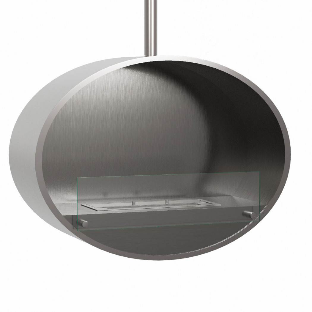 Etanolkamin Cach Fires Halifax Stål, B: 800 mm - BIO-40-108 hos Golvshop.se