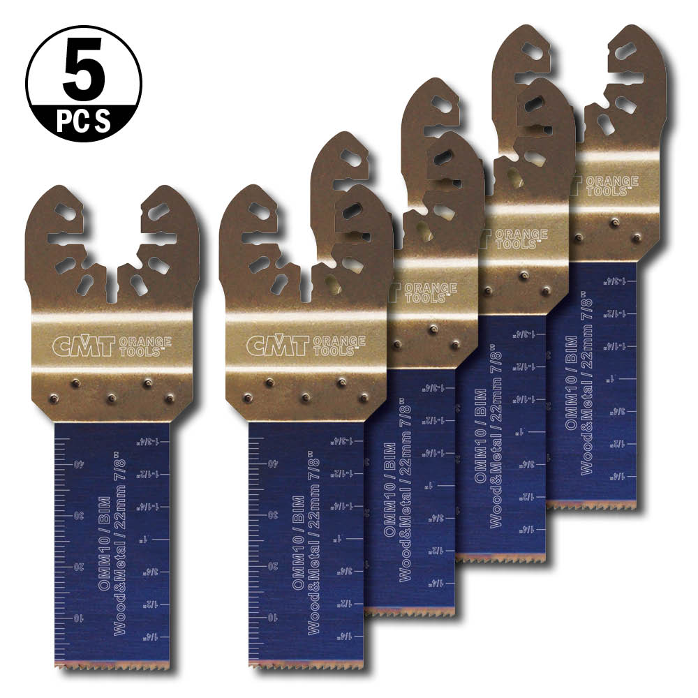 Multicut CMT Orange Tools BIM Trä/metall 22x48 mm OMM10-X1 5 st- OMM10-X5